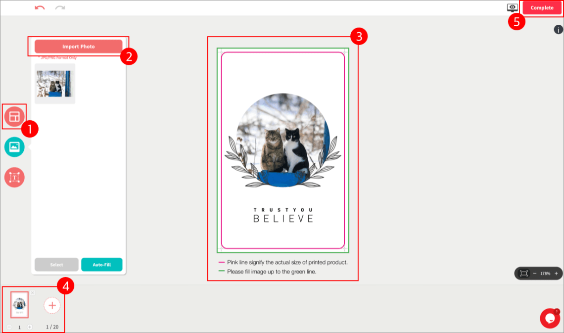 Photo Cards : You Create. We Print. | Red Printing SG